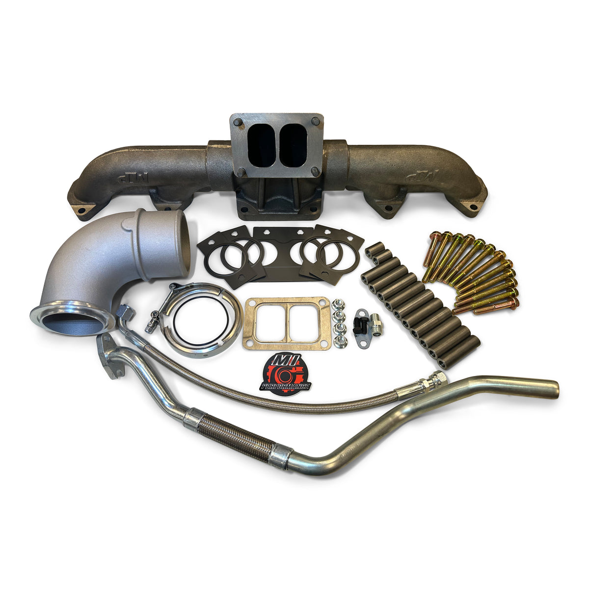 ISX T6 MI Performance Manifold Exhaust Cummins ISX CM570 Install Kit ...