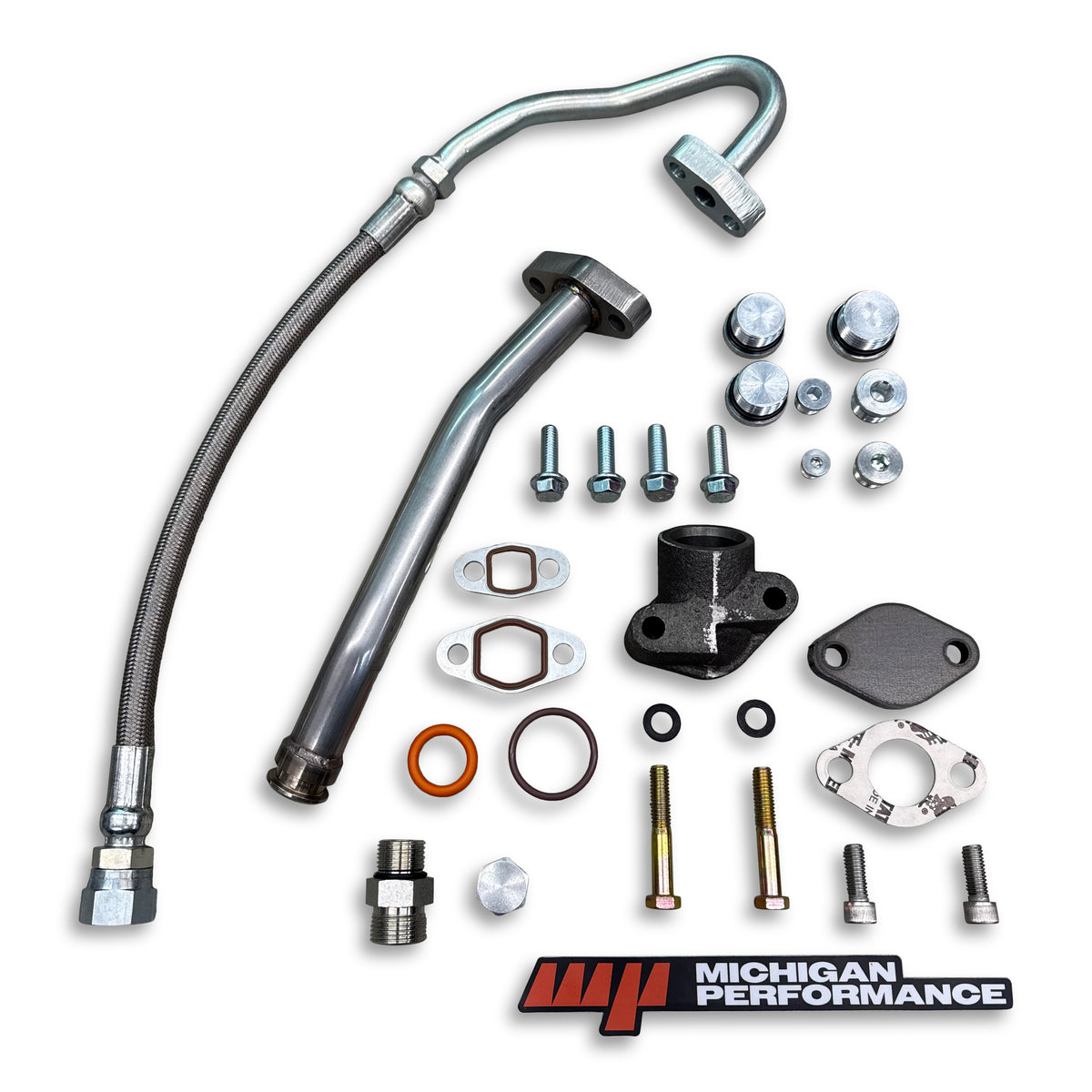 C15 Acert Single Turbo Conversion Oil Line Kit – MichiganPerformance